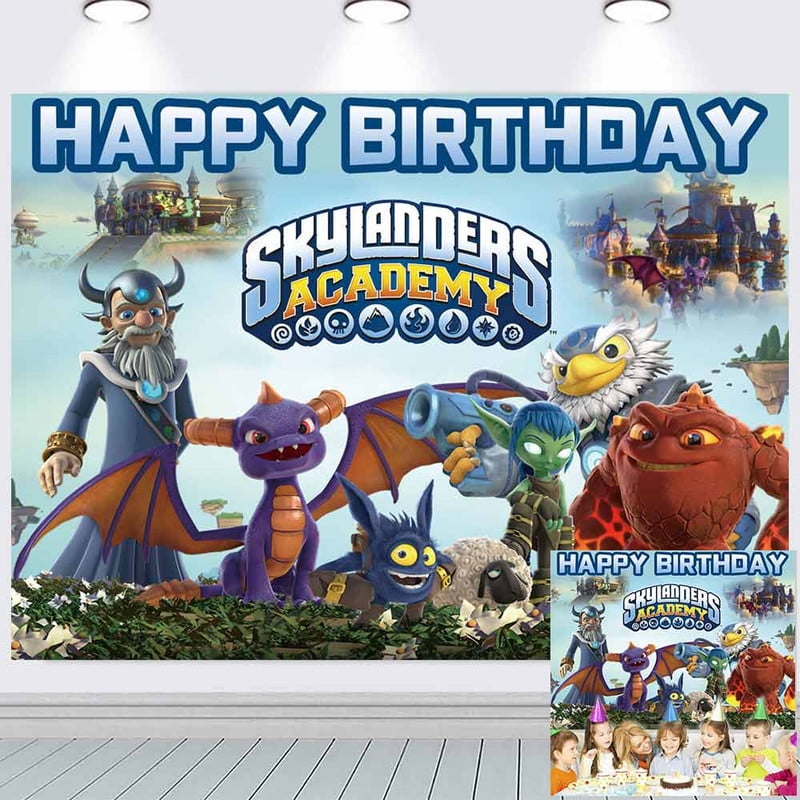 Spyro the Dragon Skylanders Backdrop Banner Party Supplies Post ...
