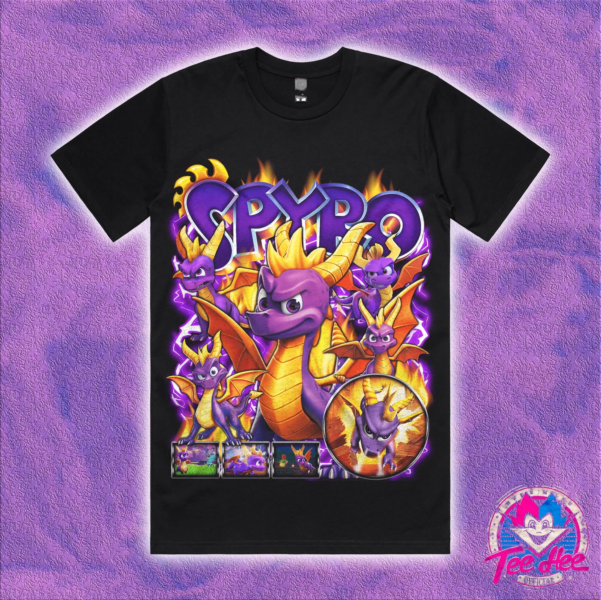 Spyro the Dragon T-Shirt – Classic Video Game Fan Tee, 90s Gaming Merch ...