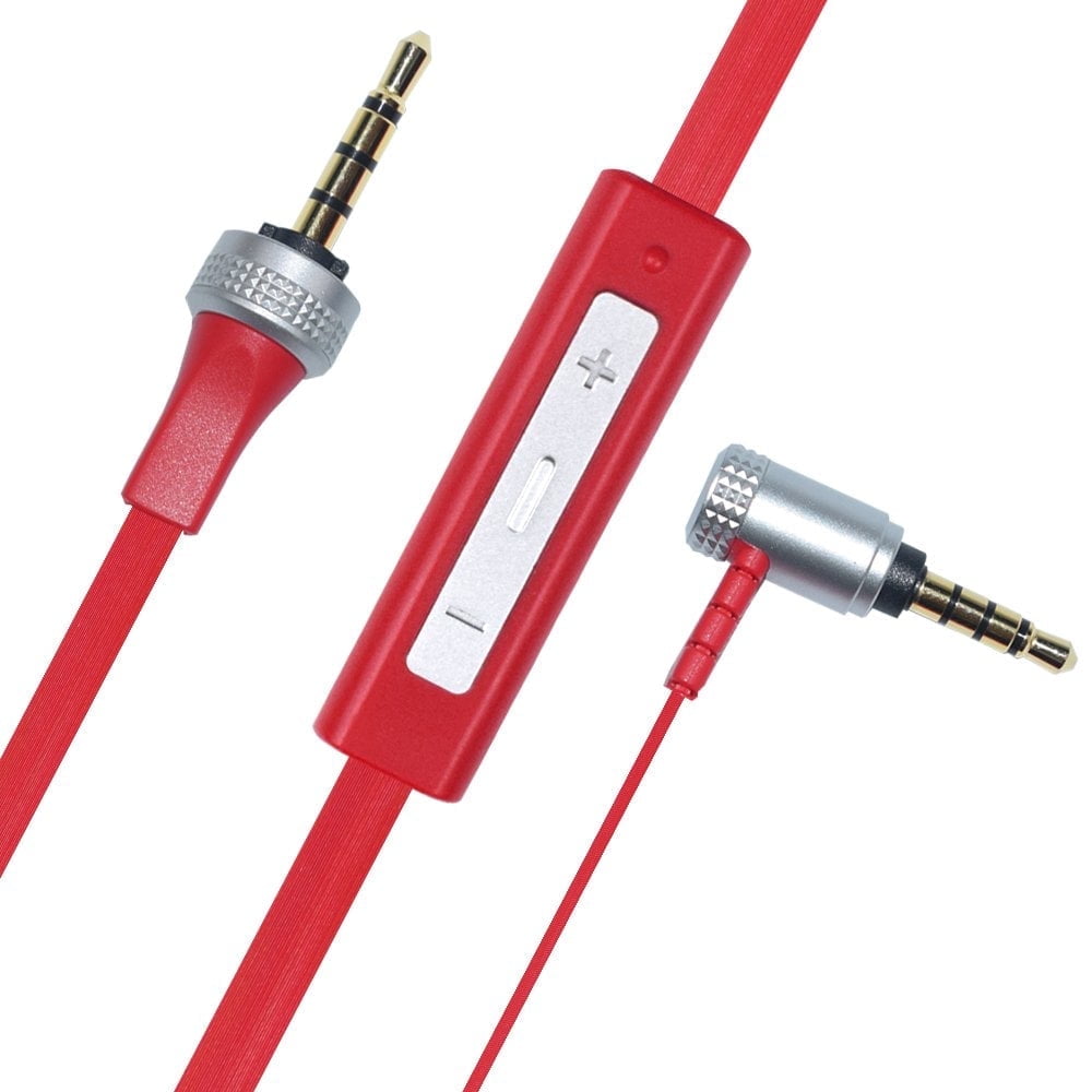 Sqrmekoko Inline Mic Volume Control Aux Audio Cable Compatible with MDR ...