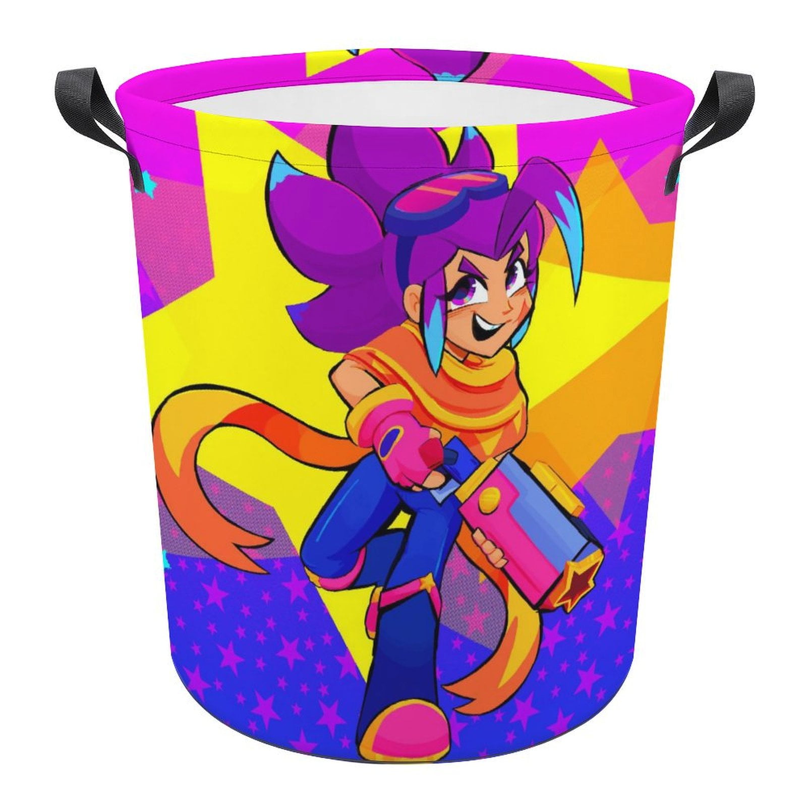 Squad Busters Laundry Hamper Circular Foldable Large Storage Baskets ...