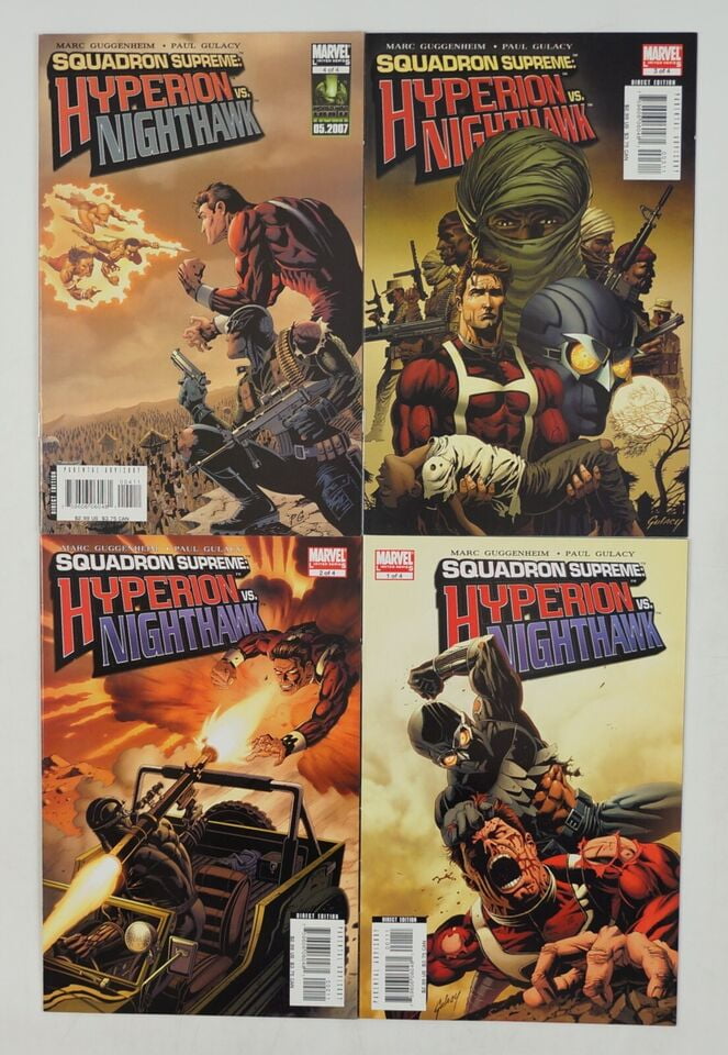Squadron Supreme: Hyperion vs Nighthawk #1-4 VF/NM complete series ...