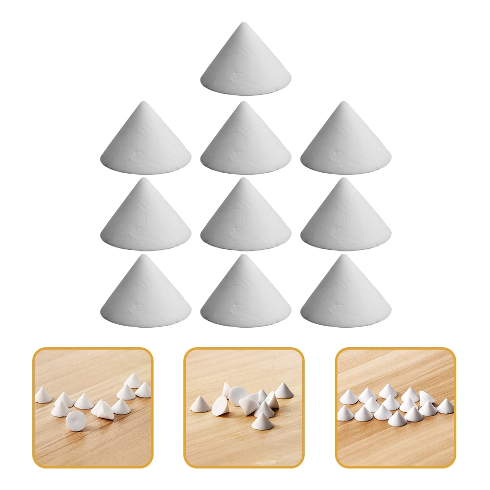 Squalise 10 Pcs Ceramic Refractory Support Nails Ceramic Pottery Kiln ...