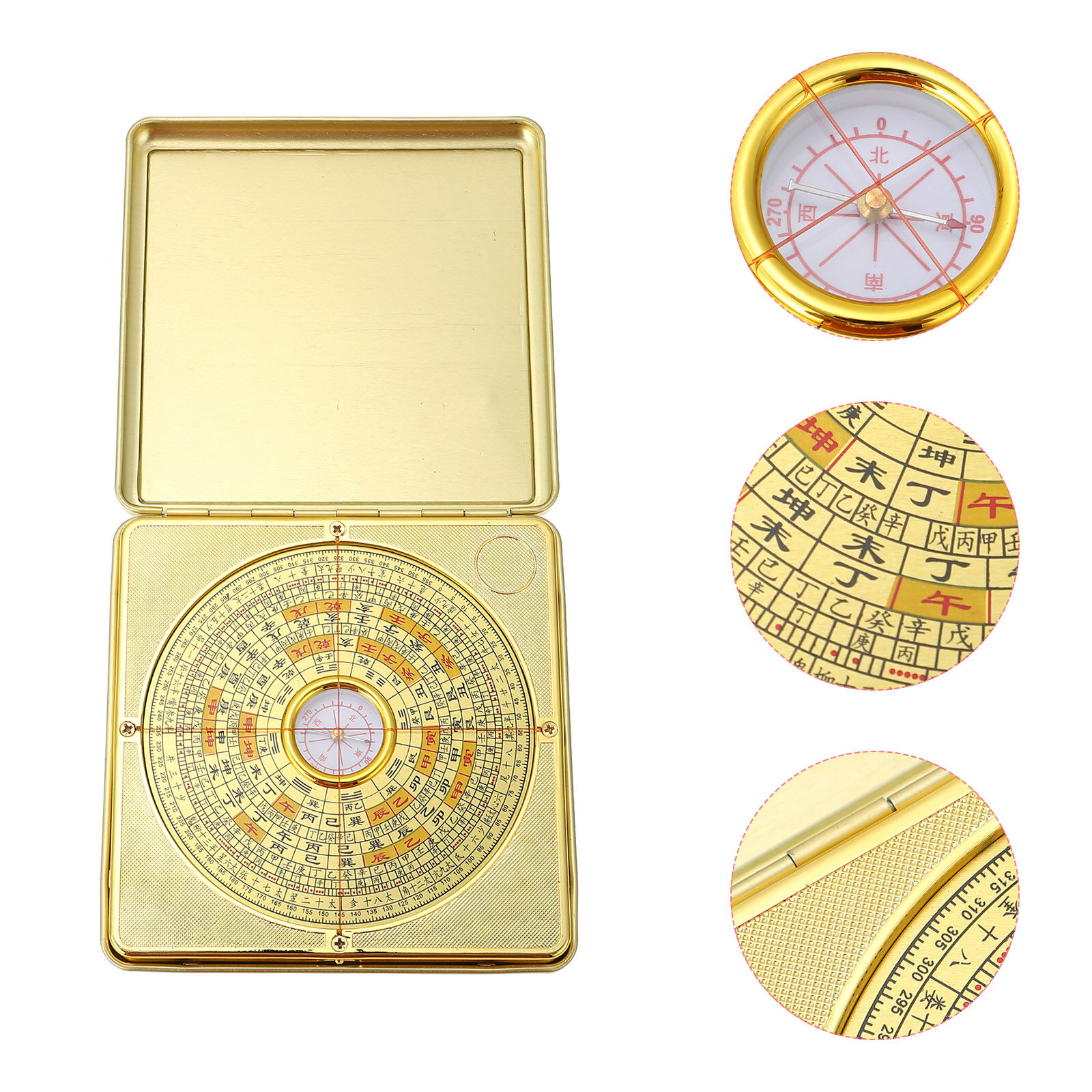 Squalise 1pc Multi-use Feng Shui Compass Flipping Cover Luo Pan Camping ...