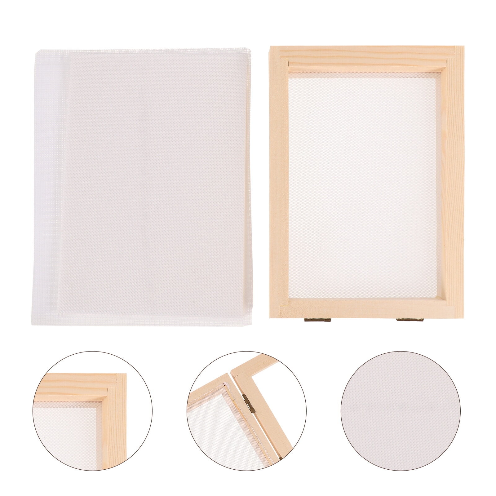 Squalise 21pcs/set Wooden Paper Handicraft Mold Frame Screen Kids DIY ...