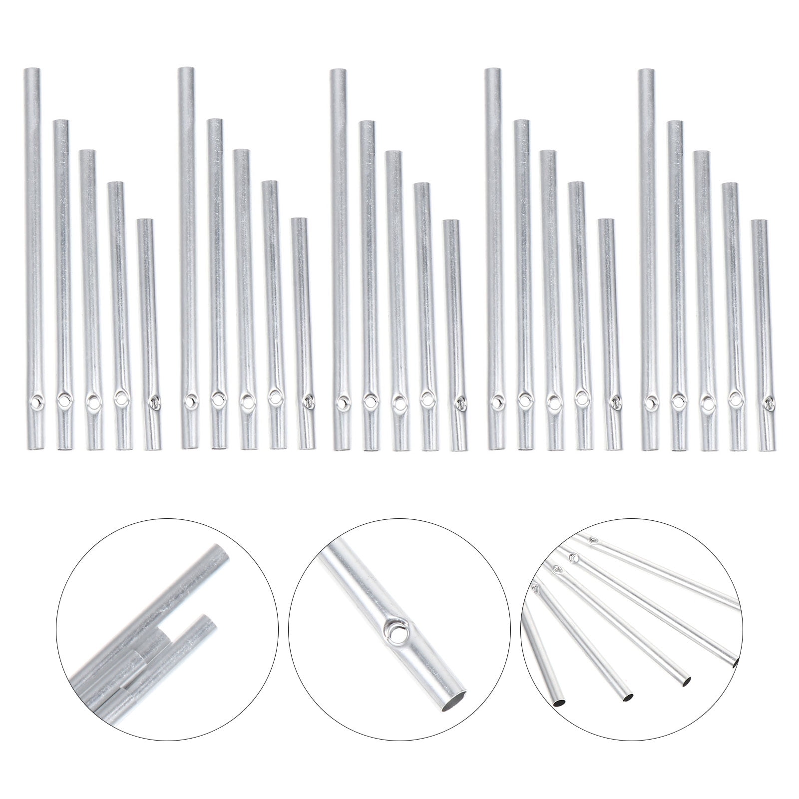 Squalise 25pcs Aluminum Wind Chime Tubes for Outdoor Hanging ...