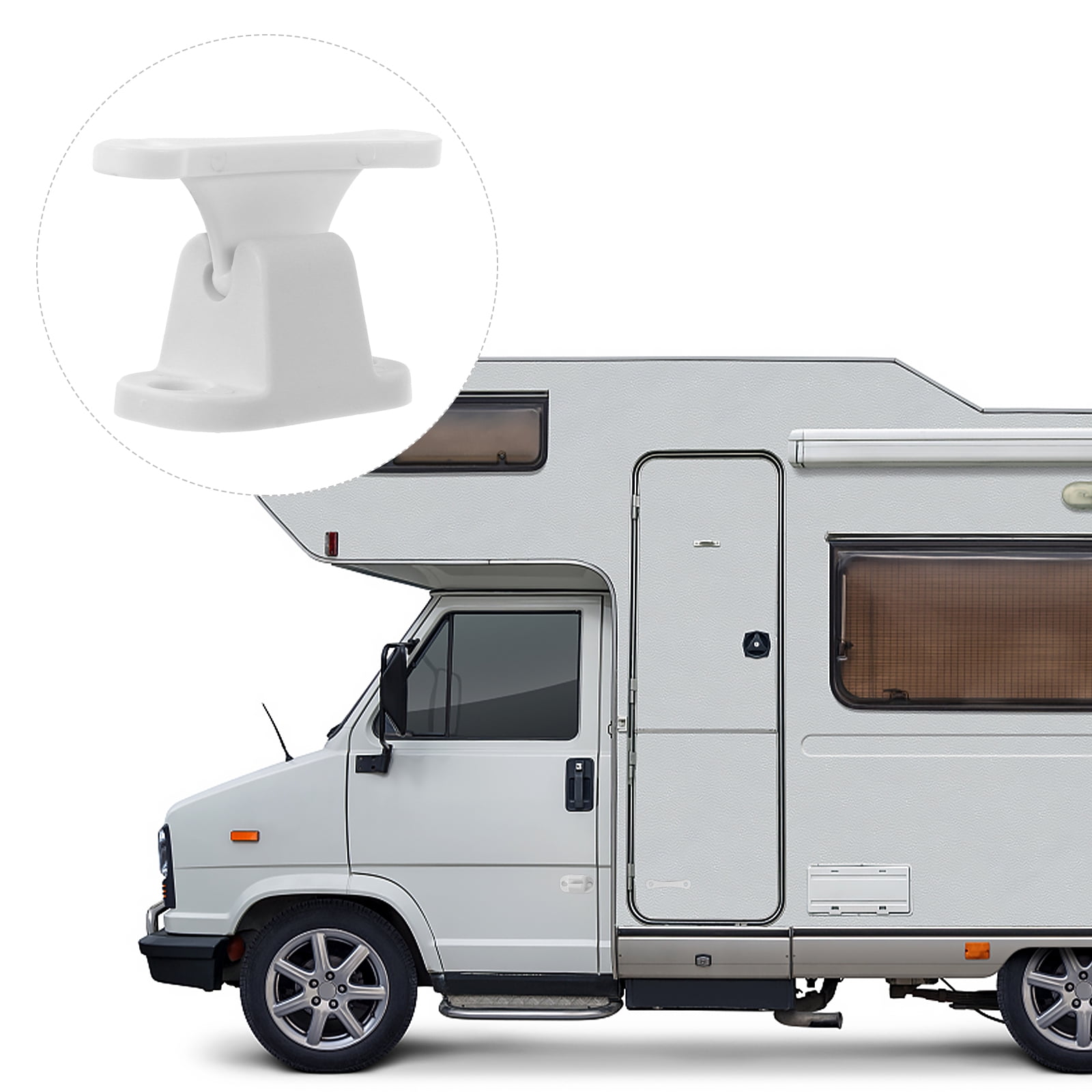 OUNONA 2 Pcs White Nylon Door Retainer Kit for RVs Campers Boats Easy ...