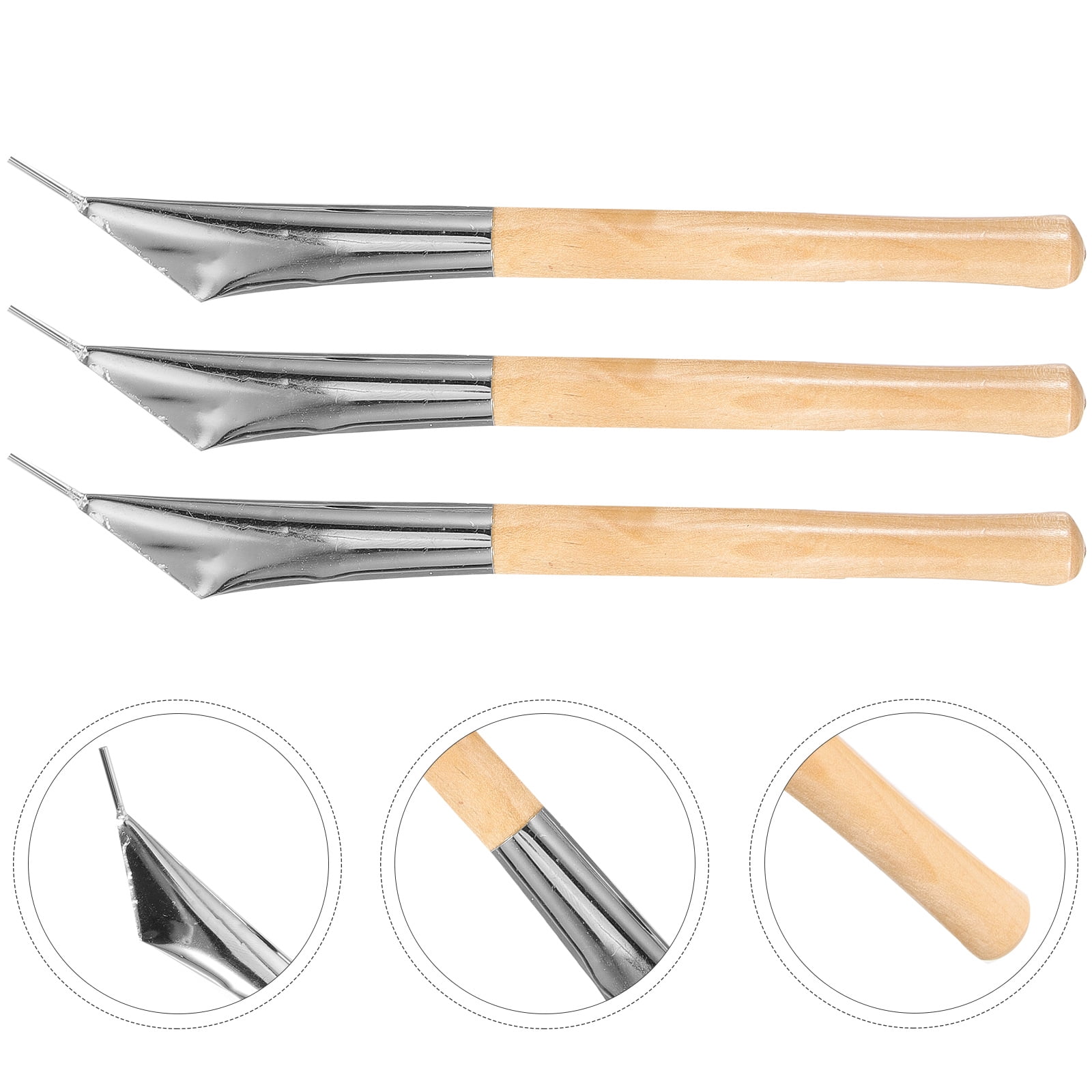 Squalise 3pcs Batik Tool Stainless Steel Pottery Clay Sculpture Wax ...