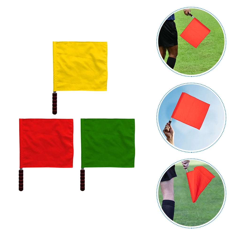 Squalise 3pcs Warning Signal Flags Traffic Safety Signal Flag Commander Signal Flags - Walmart.com
