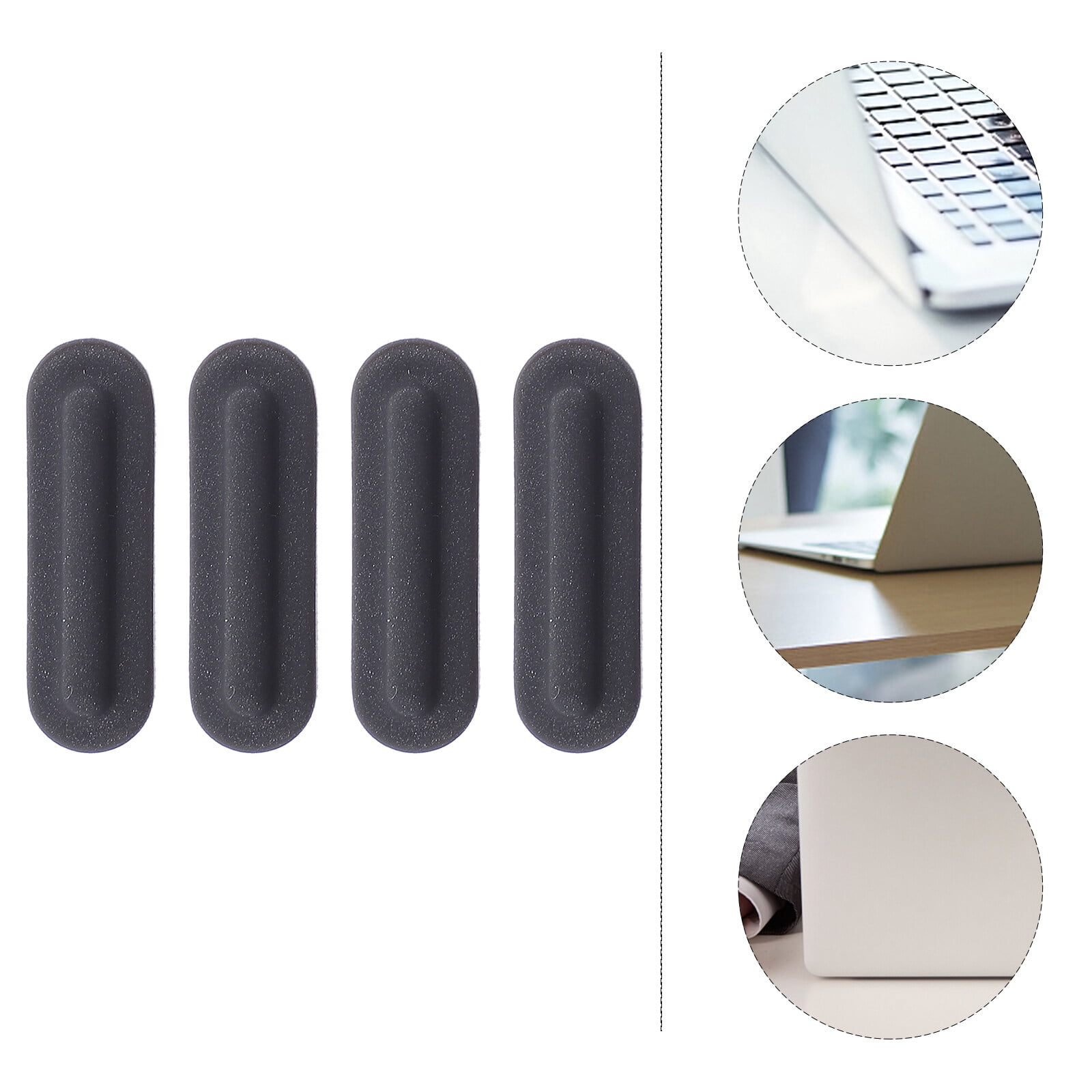 4Pcs Silicone Rubber Feet Replacement for Laptop Bottom Base Cover ...