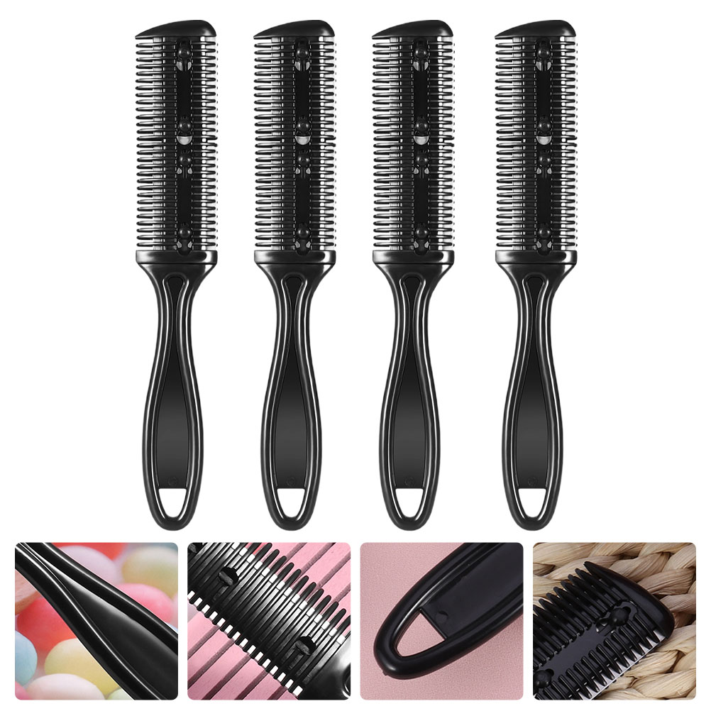 Squalise 4pcs Hair Cutter Comb Double Side Haircut Comb Hair Cutter ...