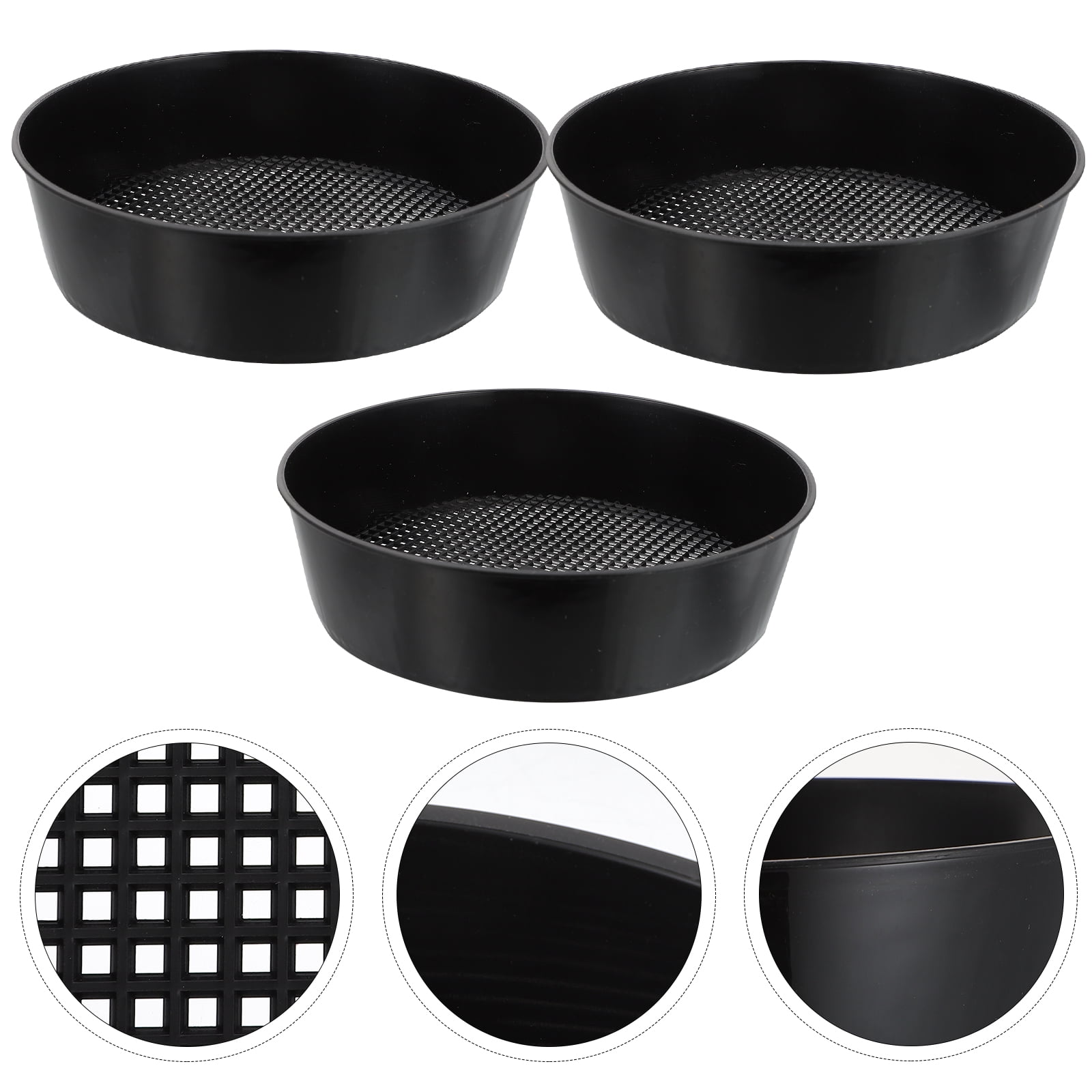 Squalise 5pcs Garden Sieves Soil Garden Planting Filter Soil Sieves ...