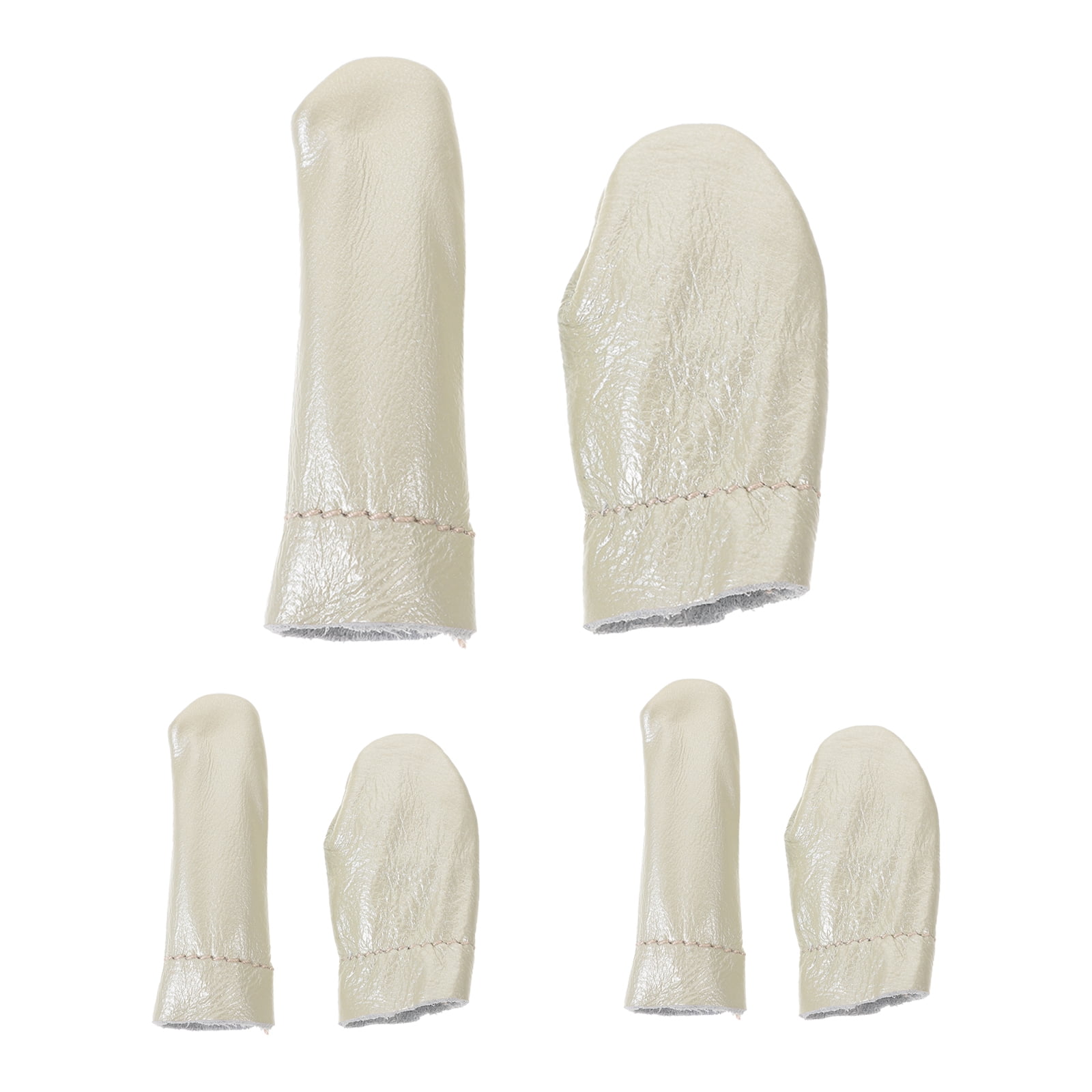 Squalise 6PCS Needle Felting Leather Finger Protector Thumb Index ...