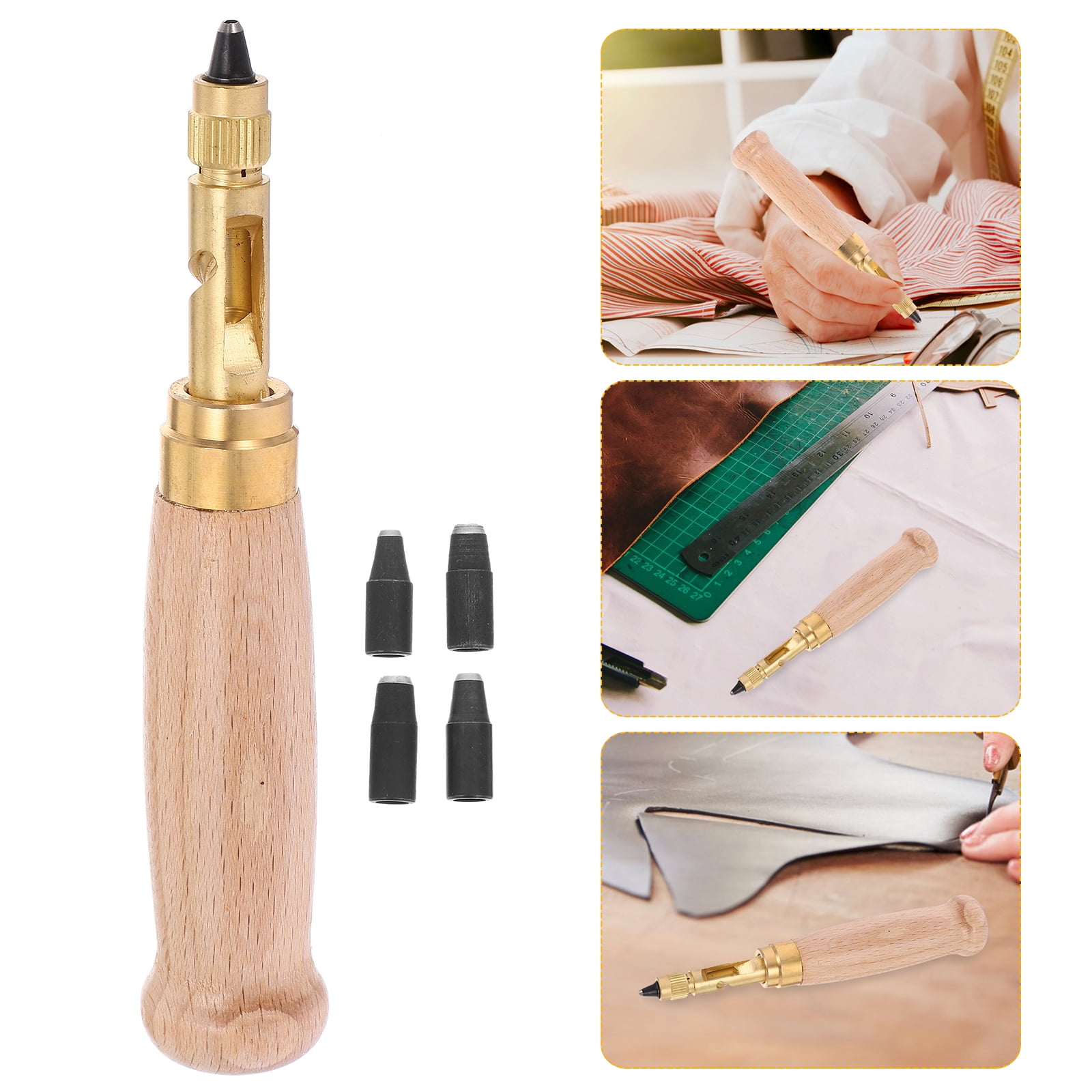 Squalise 6pcs Adjustable Japanese Screw Hole Punch Bookbinding Tool ...