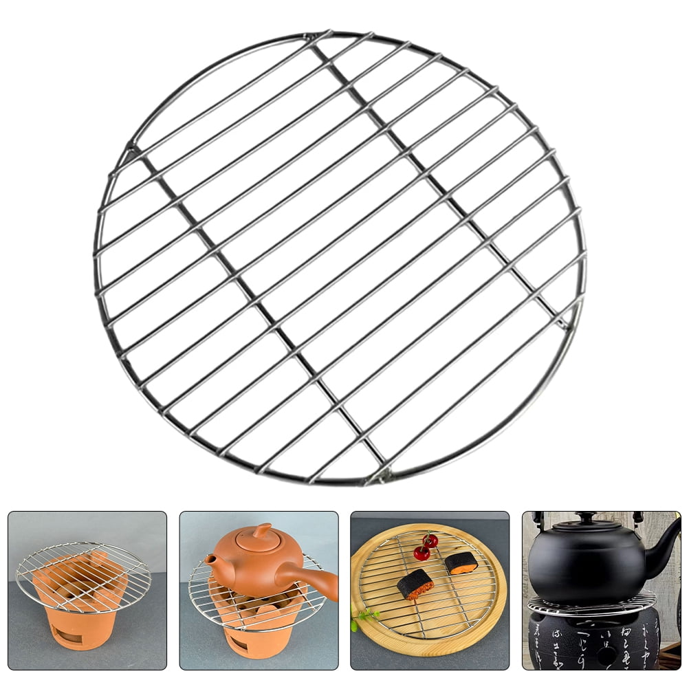 Squalise Household Grill Net Round Barbecue Net Stainless Steel Grill ...