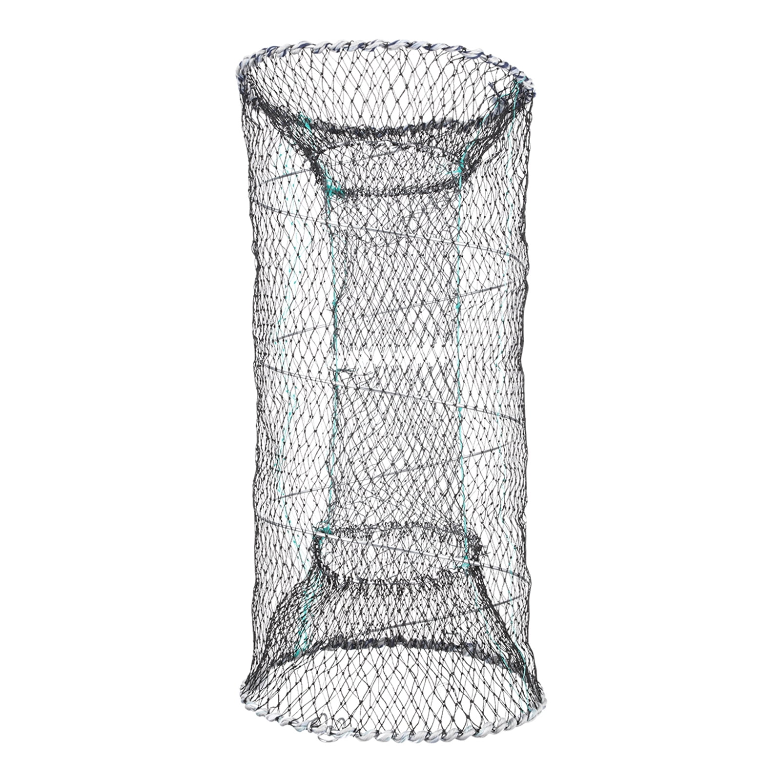 Squalise LIOOBO Foldable Bait Cast Mesh Trap Net Portable Fishing ...