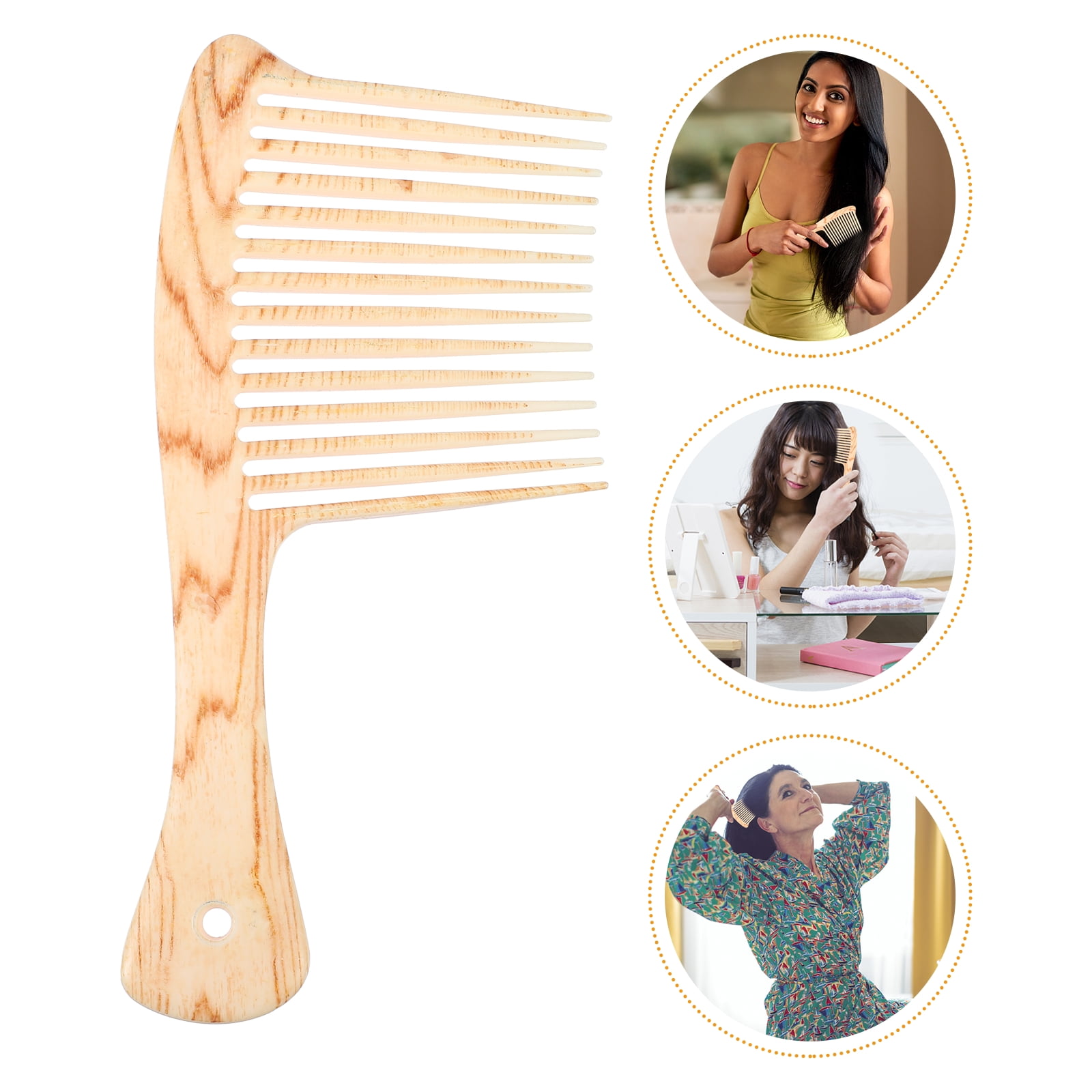 Squalise Portable Wide-tooth Detangling Comb Resilient Long Beard Comb for Home - Walmart.com