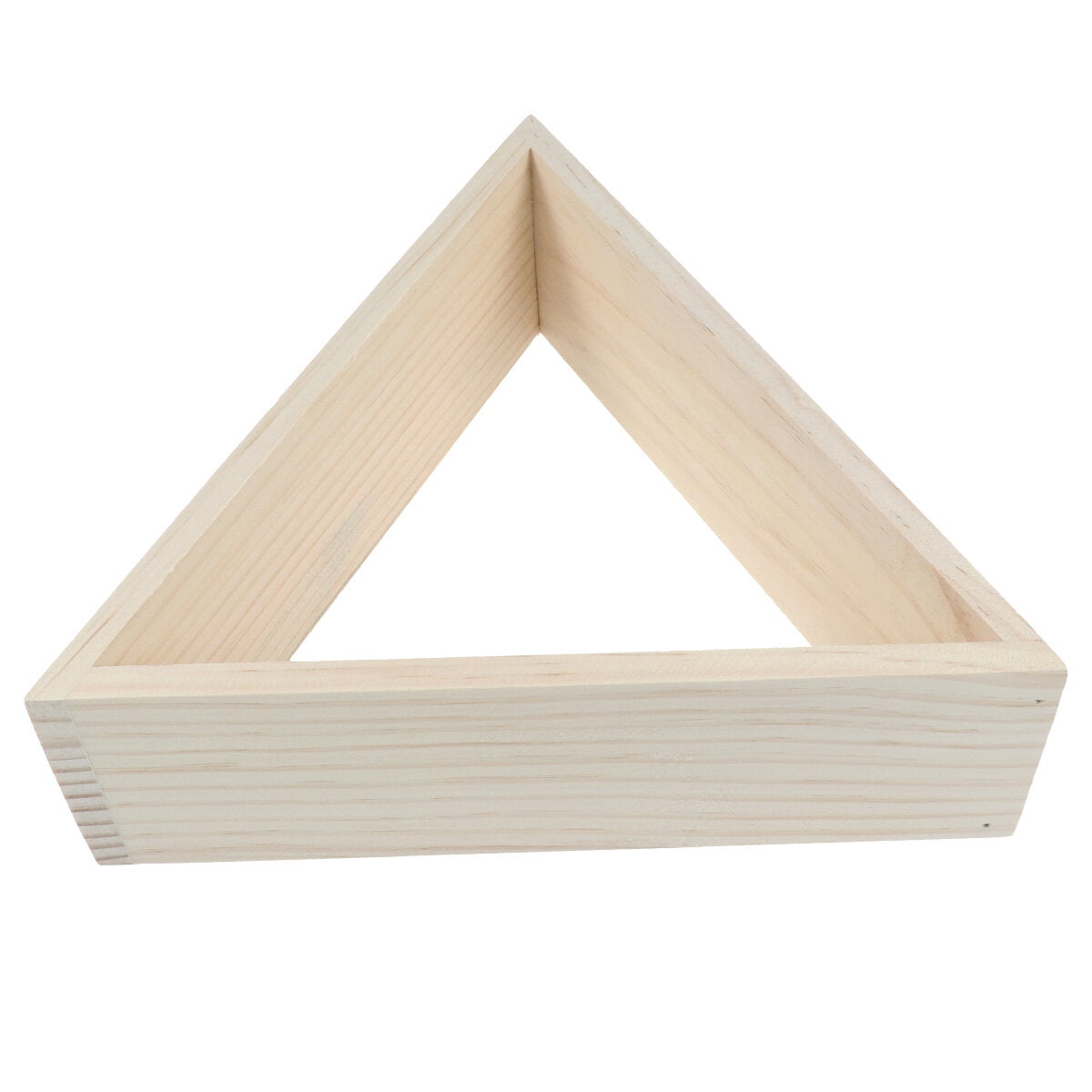 Squalise Triangle Dispaly Shelf Storage Rack Wooden Hanging Display ...