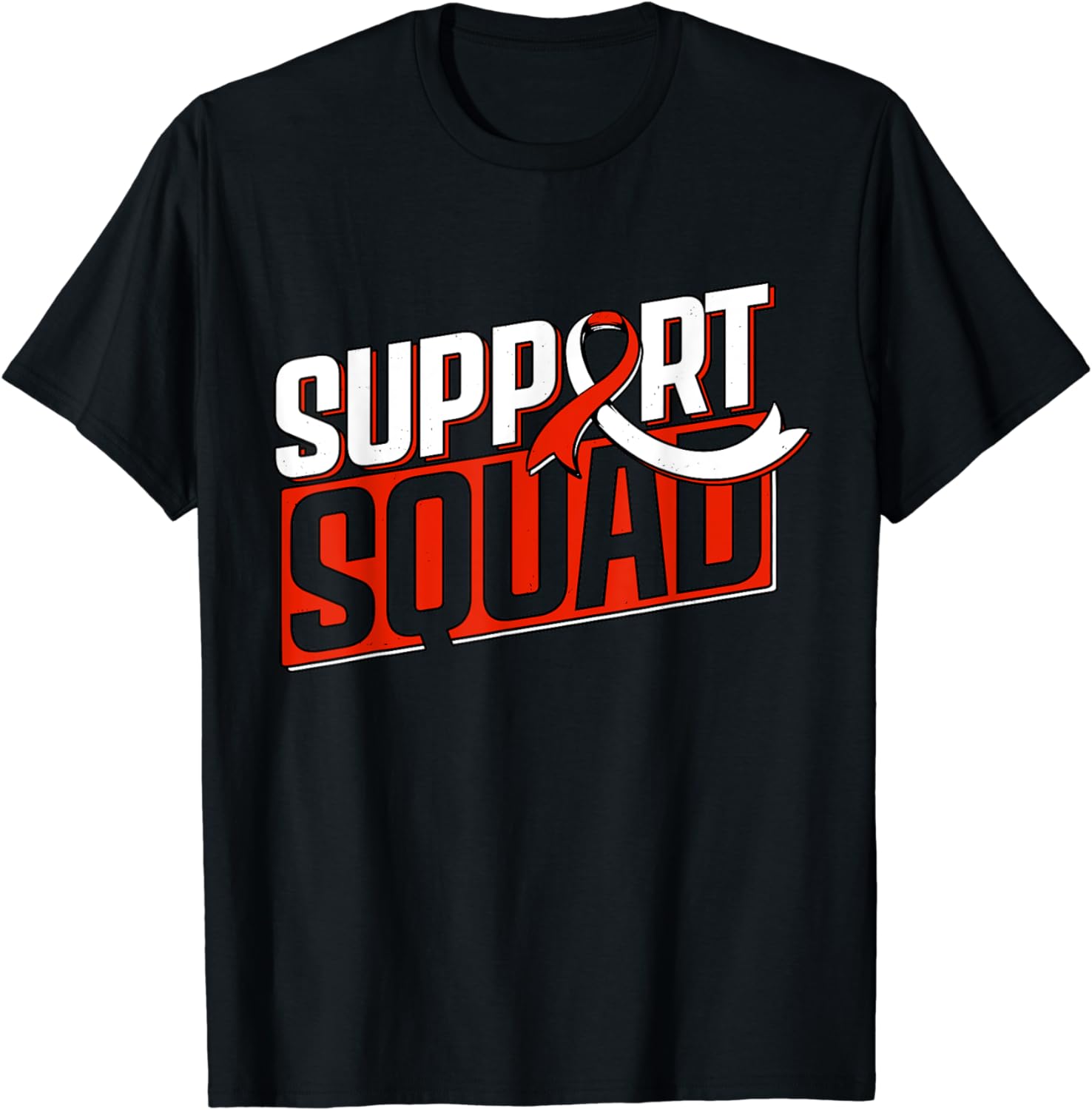 Squamous Cell Carcinoma Squad Support SCC Ribbon Month T-Shirt - Walmart.com