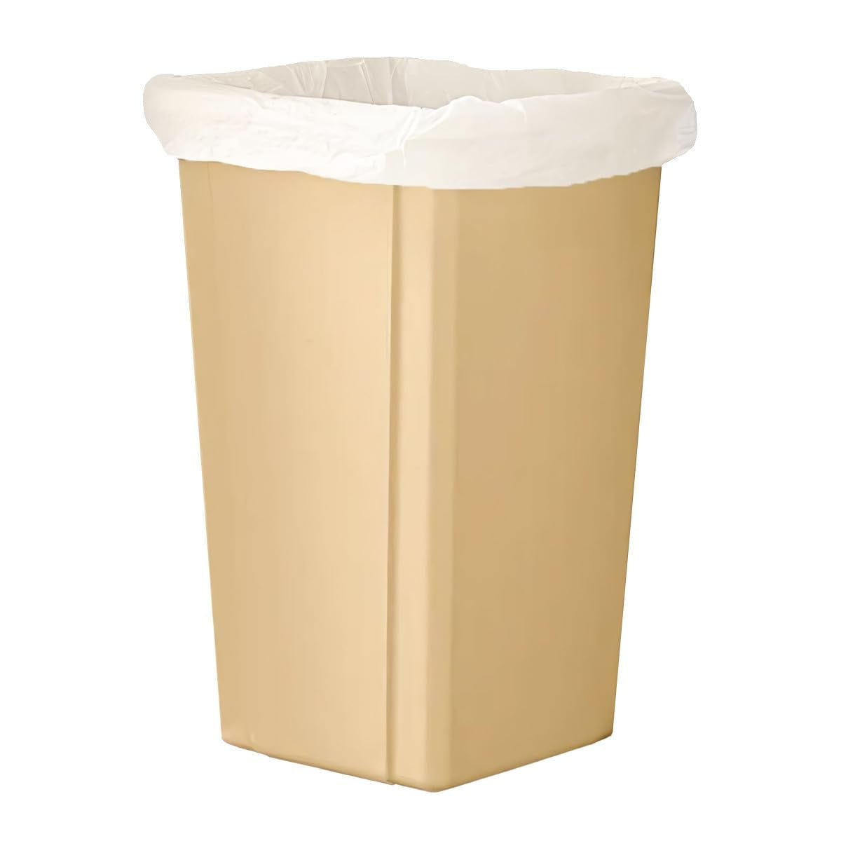 Square 25 Gallon Waste Bin, Heavy-Duty Trash Can, Commercial Garbage ...