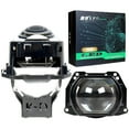 Square 3.0 inch Bi LED Headlight 122W Bi LED Projector Lens 6000K ...