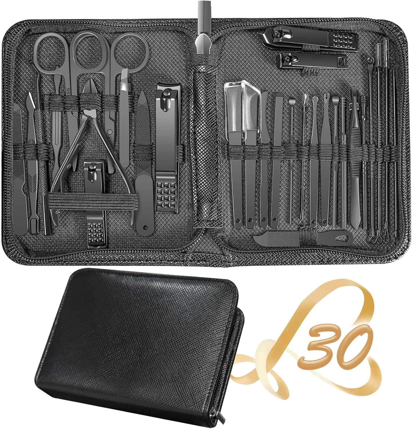 Square 30-in-1 Professional Manicure & Pedicure Set - Complete Nail ...