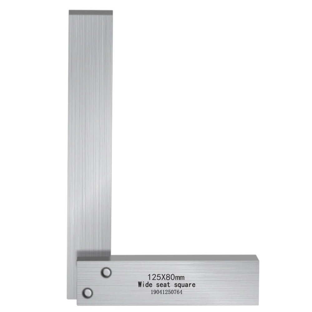 Square 90-degree Square L-shaped Ruler with Ground Seat Hardened Steel ...