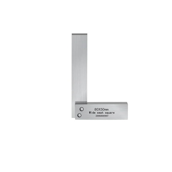 Square 90-degree Square L-shaped Ruler with Ground Seat Hardened Steel ...