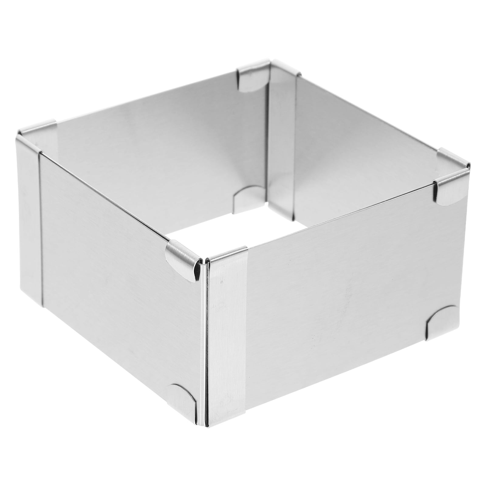 Raindrops Square Mousse Mold Silver Stainless Steel 1Set 3.73X3.73X1 ...