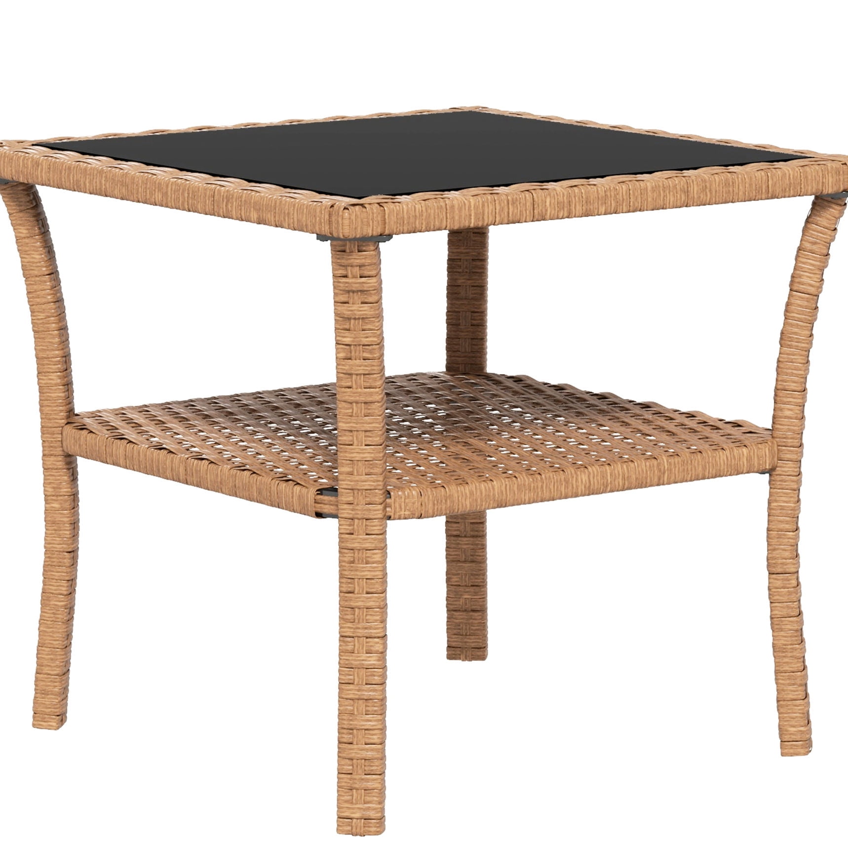 Square Aluminum Frame + 2-Tier Storage / Transforms Patio into ...