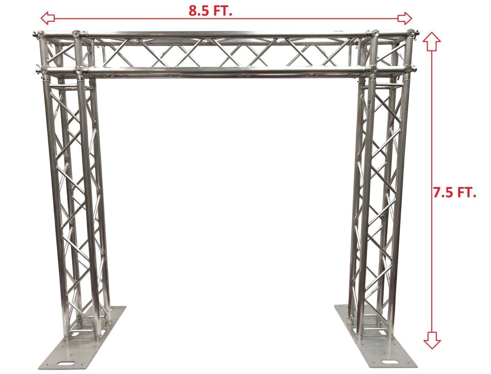 Square Aluminum Truss Goal Post Lighting System For DJ Lights Speakers ...