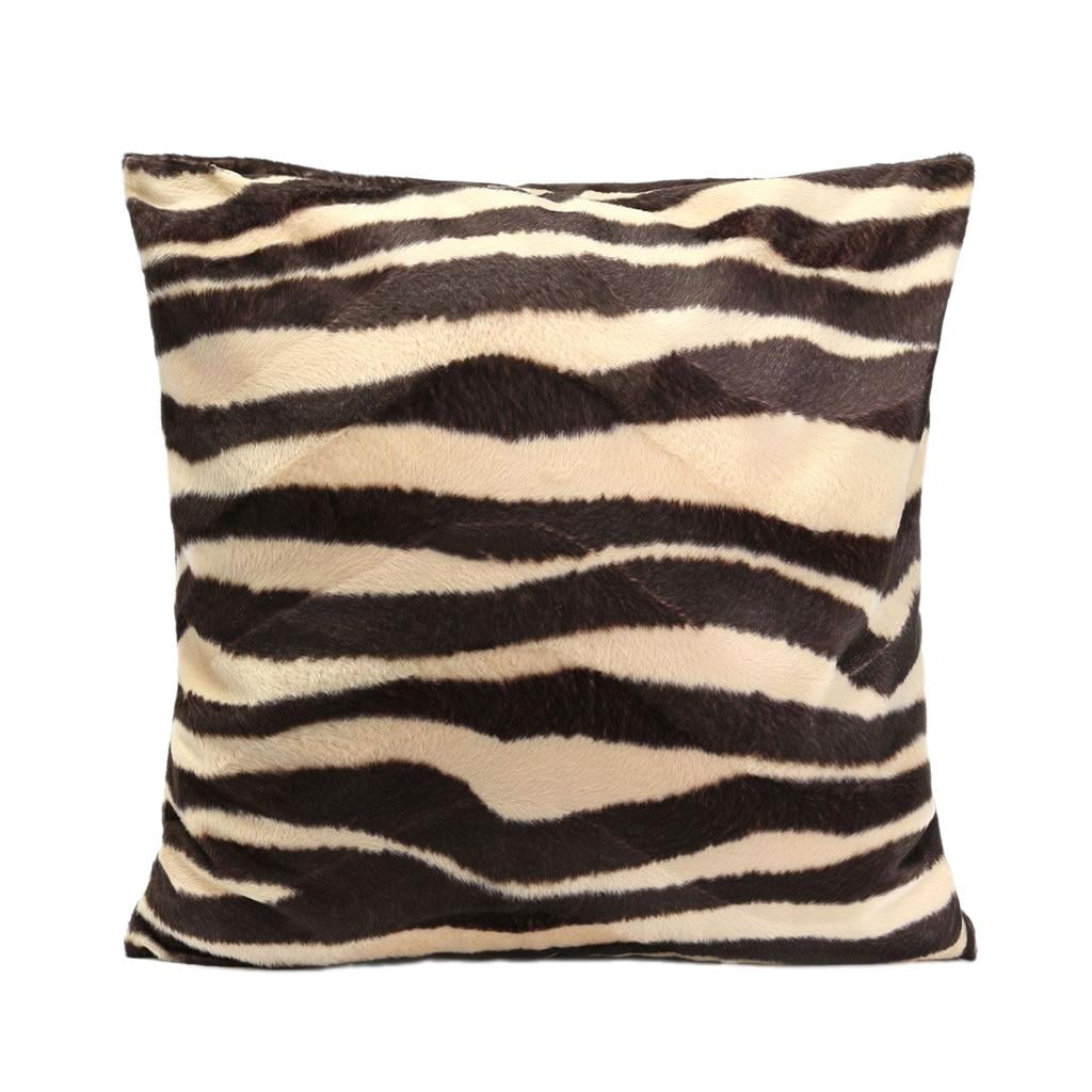 Square Animal Print Leopard Cushion Cover Throw Pillow Case #03 Style ...