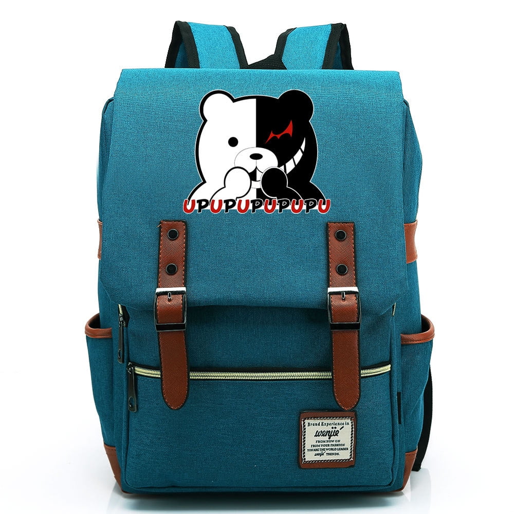 Square Backpack featuring Belt Buckle Design - Danganronpa Theme, Ideal ...