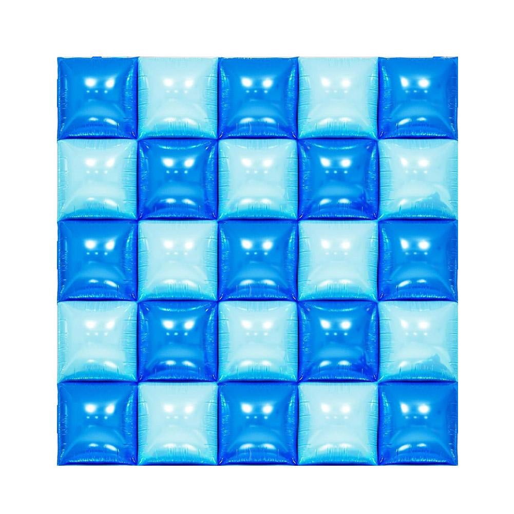 Square Balloon Wall Square Foil Balloons Wall Backdrop 25 Pcs Double ...