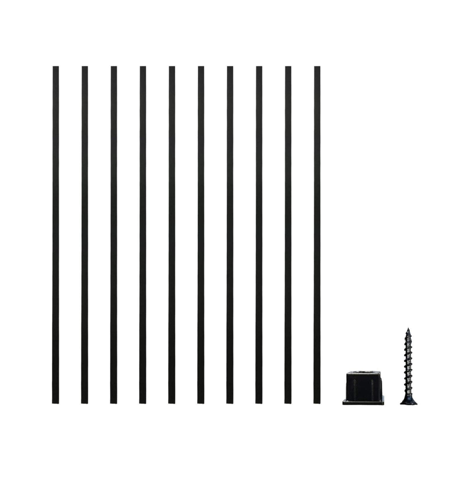 Square Balusters, 32’’ – 10pk Straight Baluster Kit with 20 Connectors ...