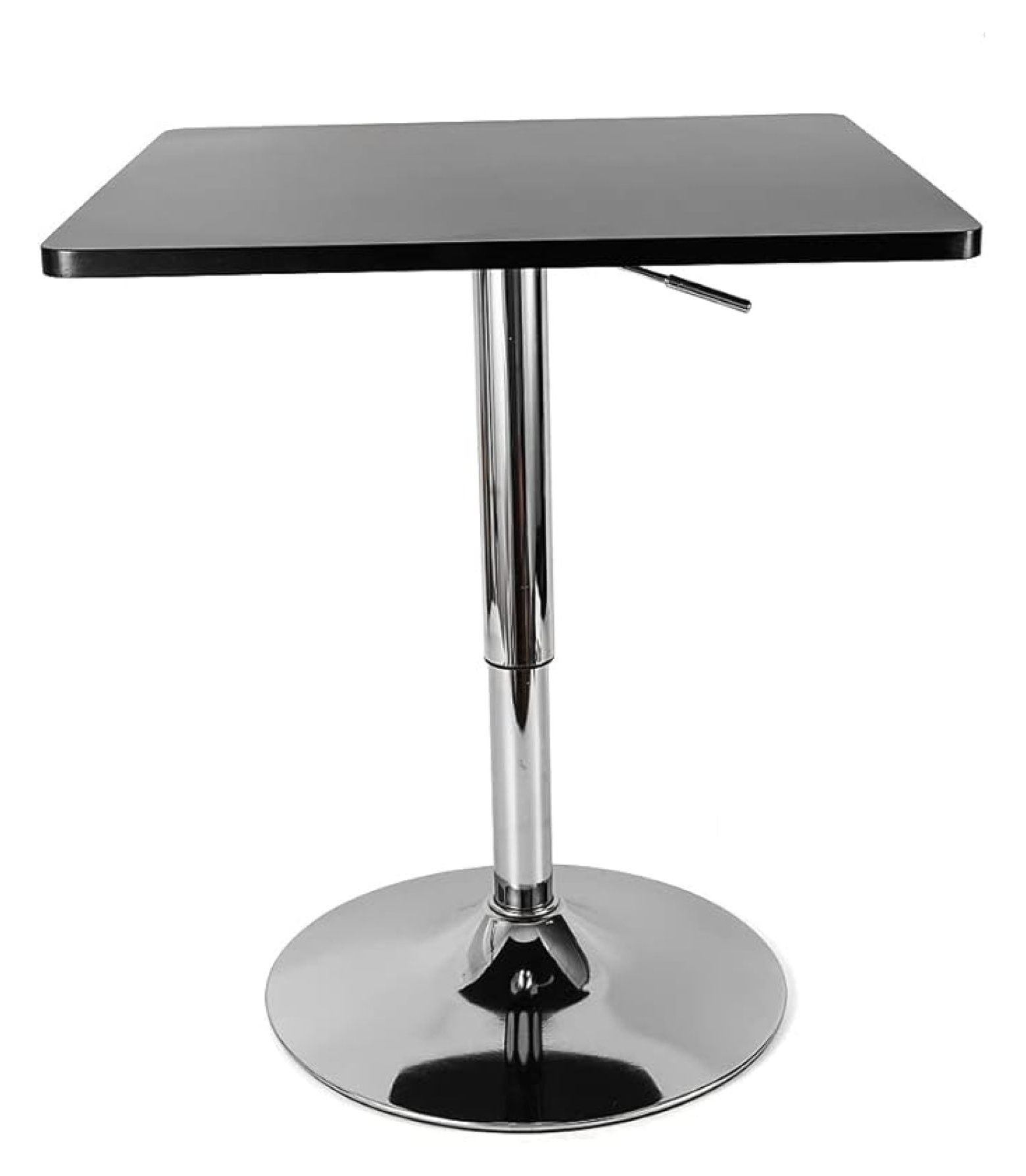 Square Bar Table, Height Adjustable Pub Table, 360° Swivel Cocktail ...