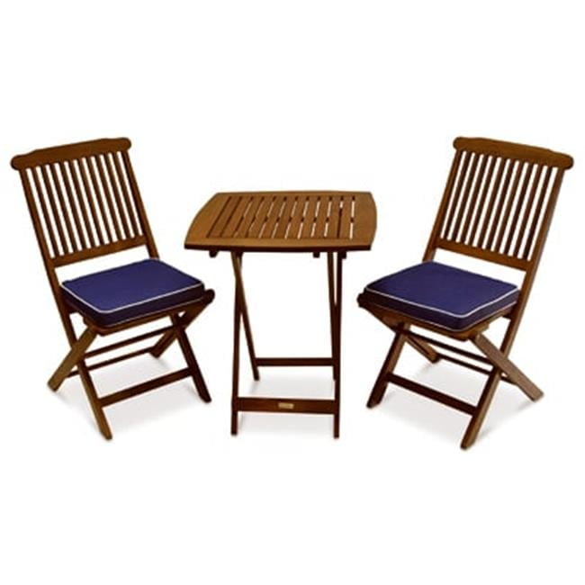 Square Bistro Set, 3 Piece - Walmart.com