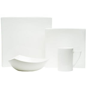 White Square Dinnerware