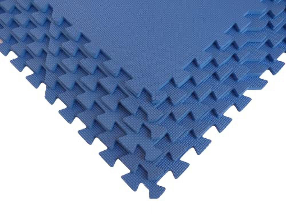Square Brands Interlocking Gym Floor Tiles - Puzzle Foam Mats for Home ...