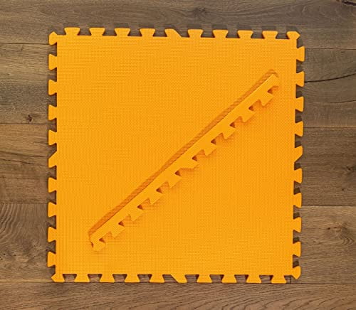 Square Brands Interlocking Gym Floor Tiles - Puzzle Foam Mats for Home ...