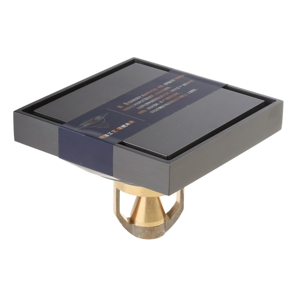 Square Brass Floor Drain Invisible Drain Strainers Anti-blocking ...