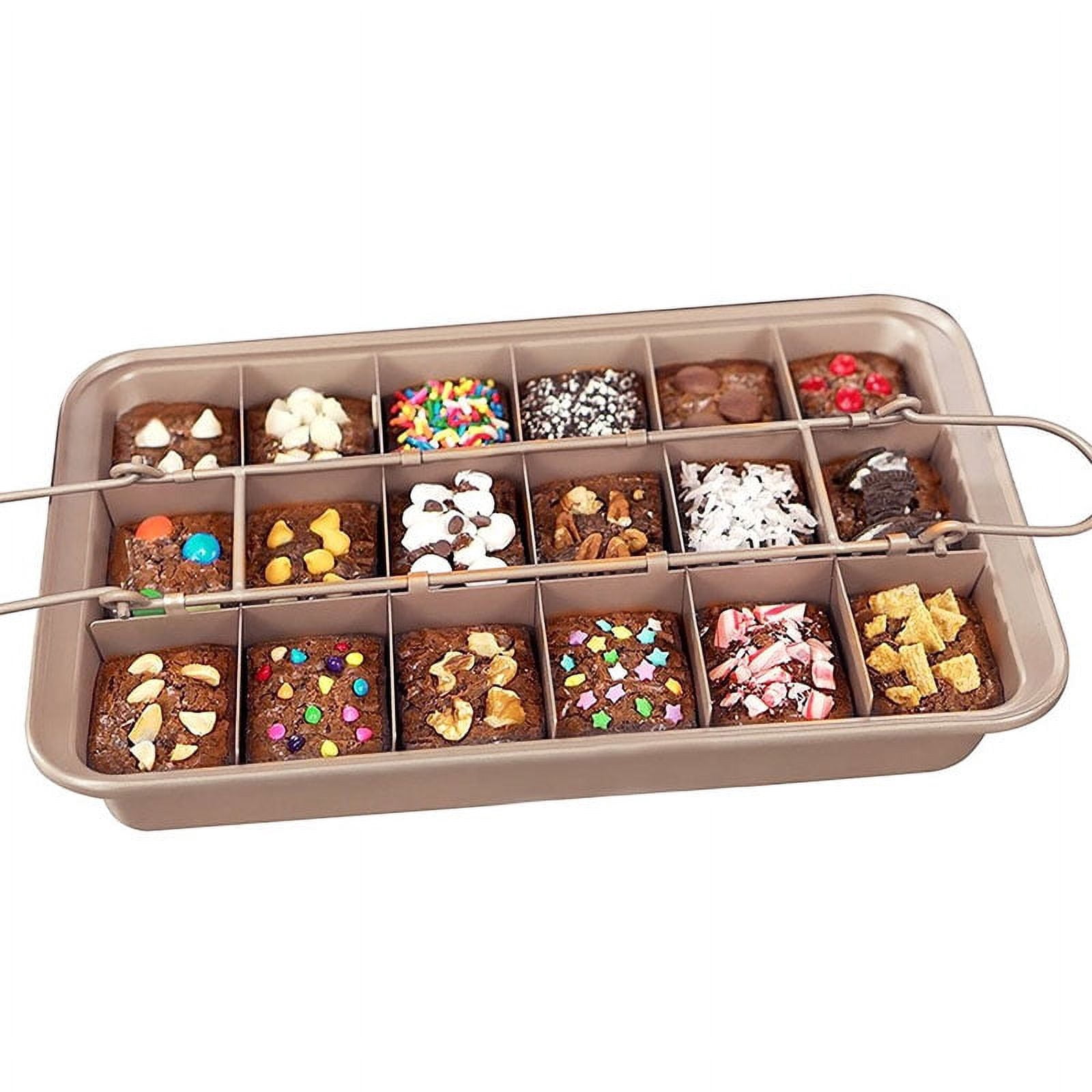 Square Brownie Pans Mold Dividers Cake Bread Baking Stainless Steel ...