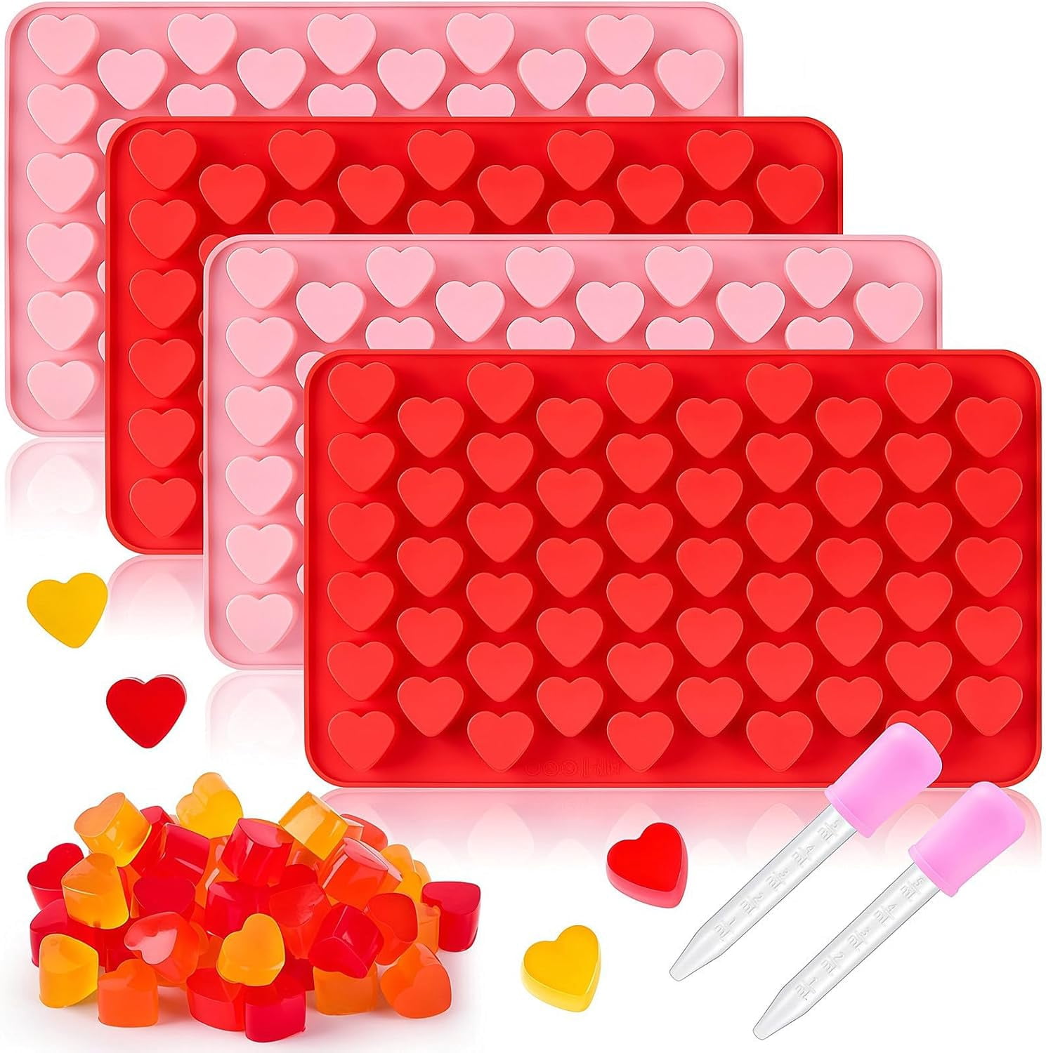 Square Candy Molds Silicone Molds for Hard Candy, Gummy, Caramels ...