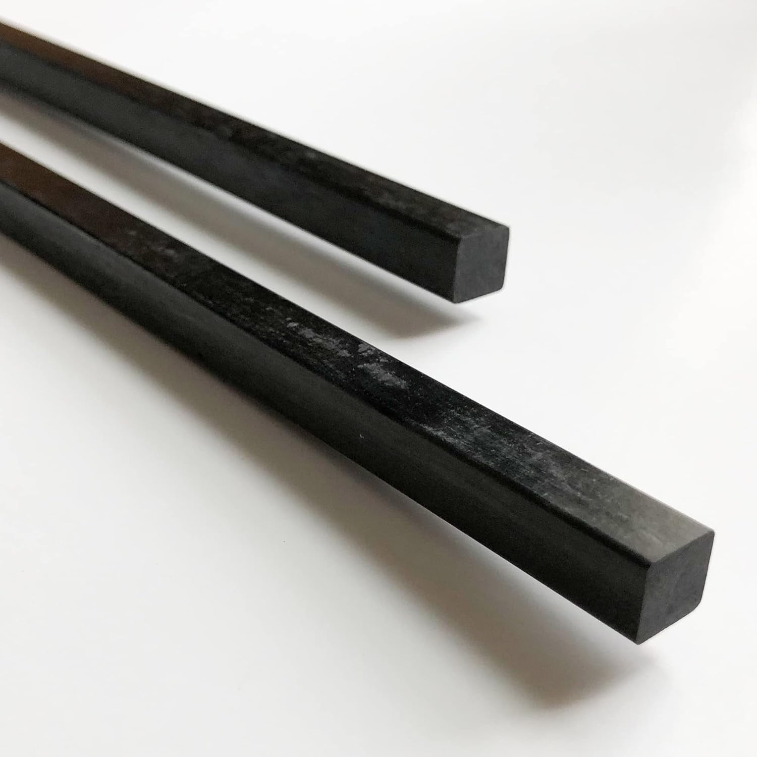 Square Carbon Fiber Rod - 6mm x 1000mm – Pultruded Square Solid Rod ...