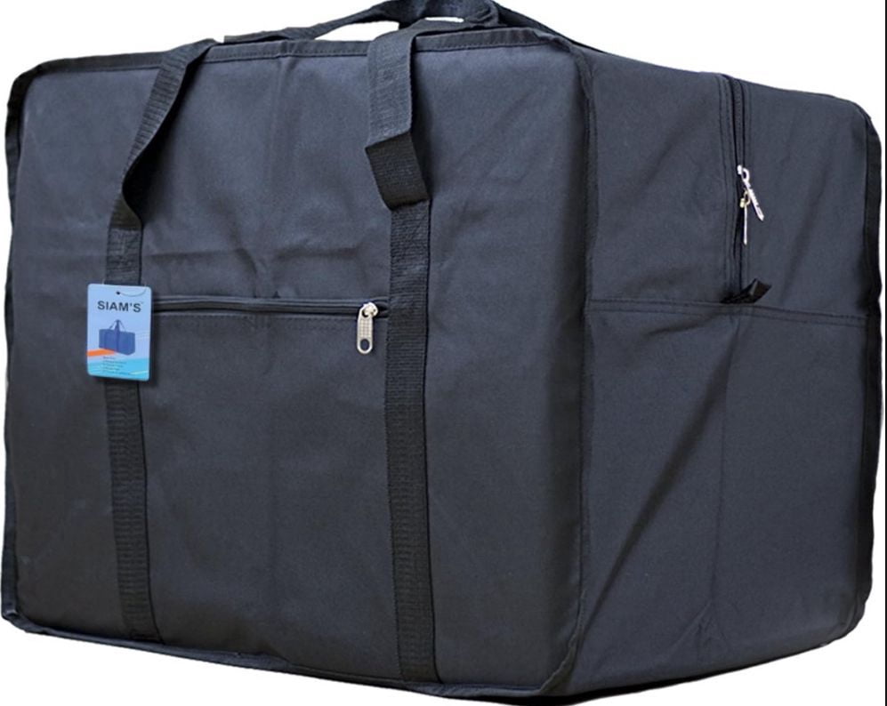 Square Cargo Travel Duffle Bag Bolsa Maleta de Lona Cap Luggage Tote ...