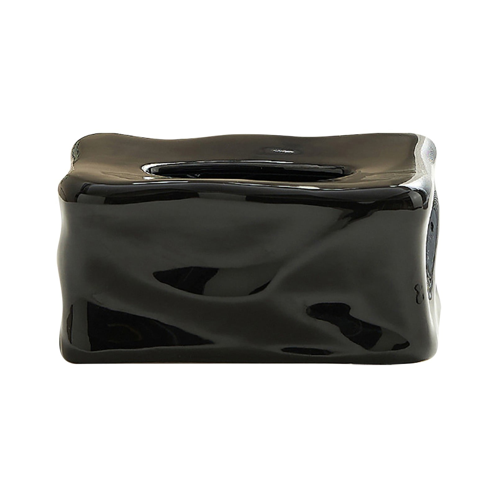 Square Ceramic Tissue Box Cover - Elegant Napkin Box Cover for ...