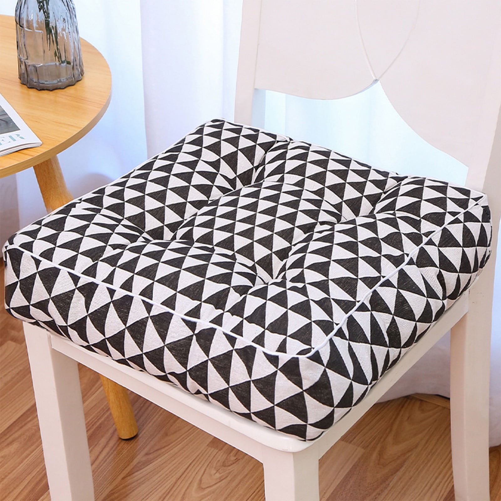 Square Chair Cushion Classic Accessories Water-Resistant Square Patio ...