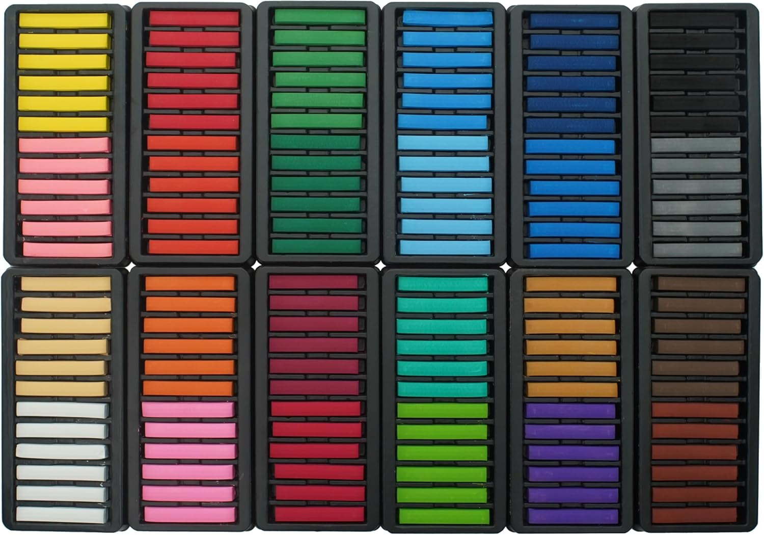 Square Chalk Pastels, Assorted Colors, Set of 144 - Walmart.com