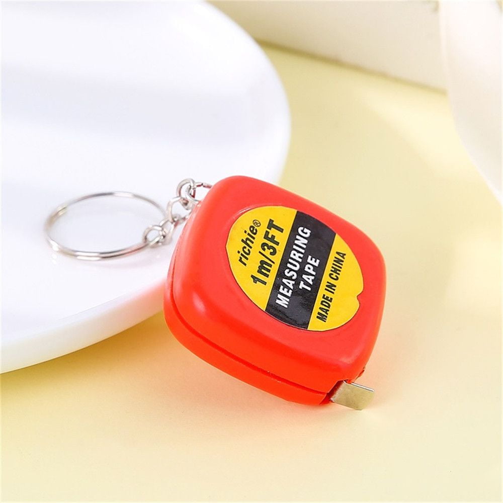 Square Children Height Ruler With Keychain Portable Drawing Mini Tape ...