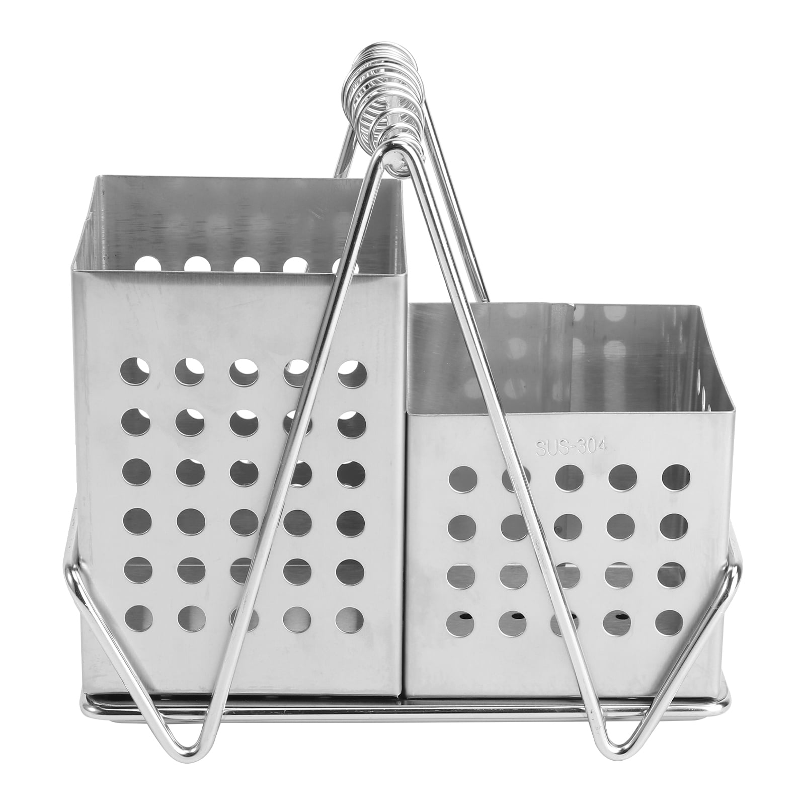 Square Chopstick Holder Stainless Steel Tableware Cylinder Cutlery ...