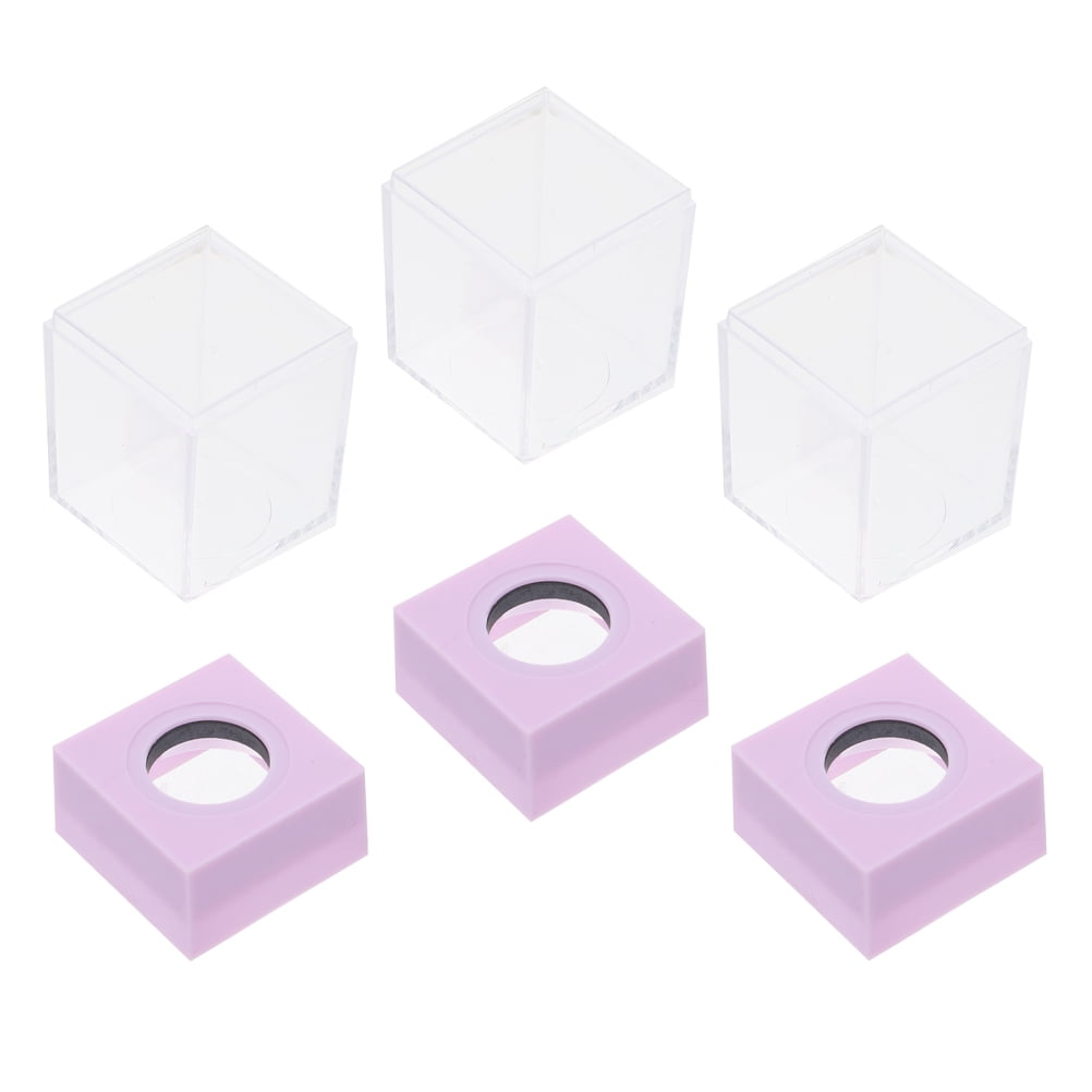 Square Clip Holder Paper Storage Bucket Small Paperclip Container ...